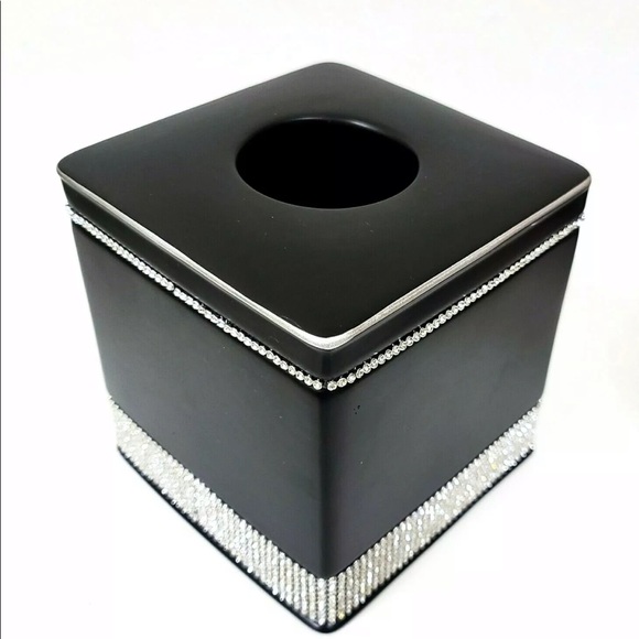 Bella Lux | Bath | Bella Lux Tissue Box Holder Crystal Rhinestone ...